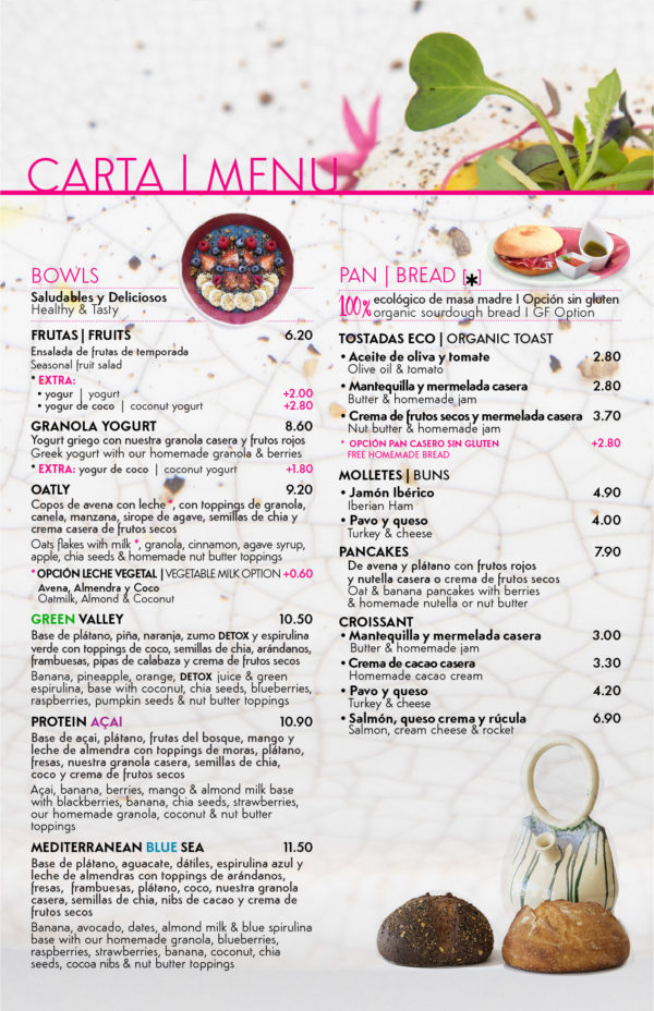 Our menu - South Café Cafeteria San Pedro